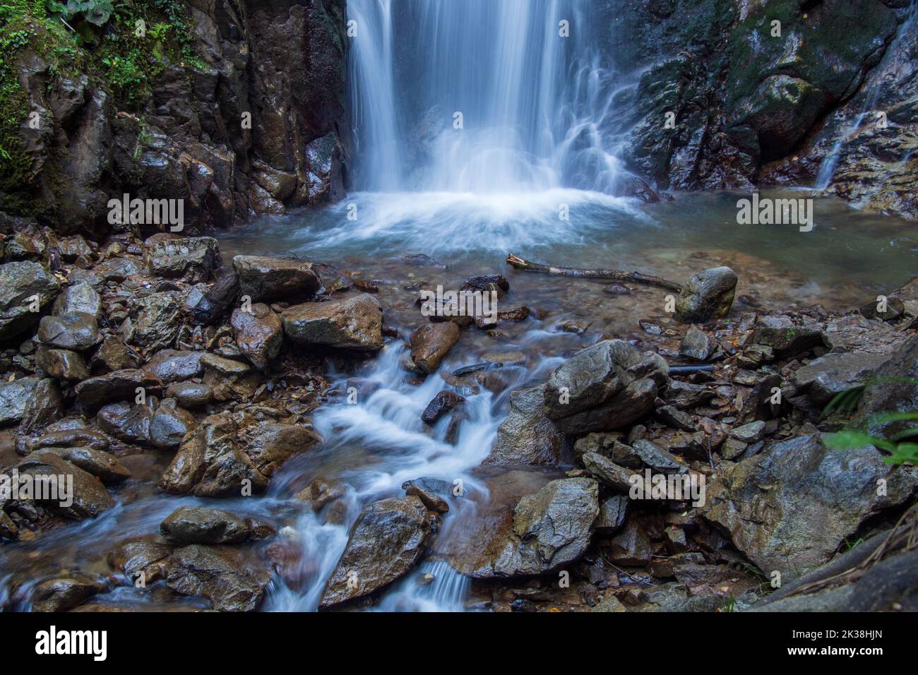 Inegol, Bursa, Turkey - September 2022: Oylat Waterfall, Long exposure ...