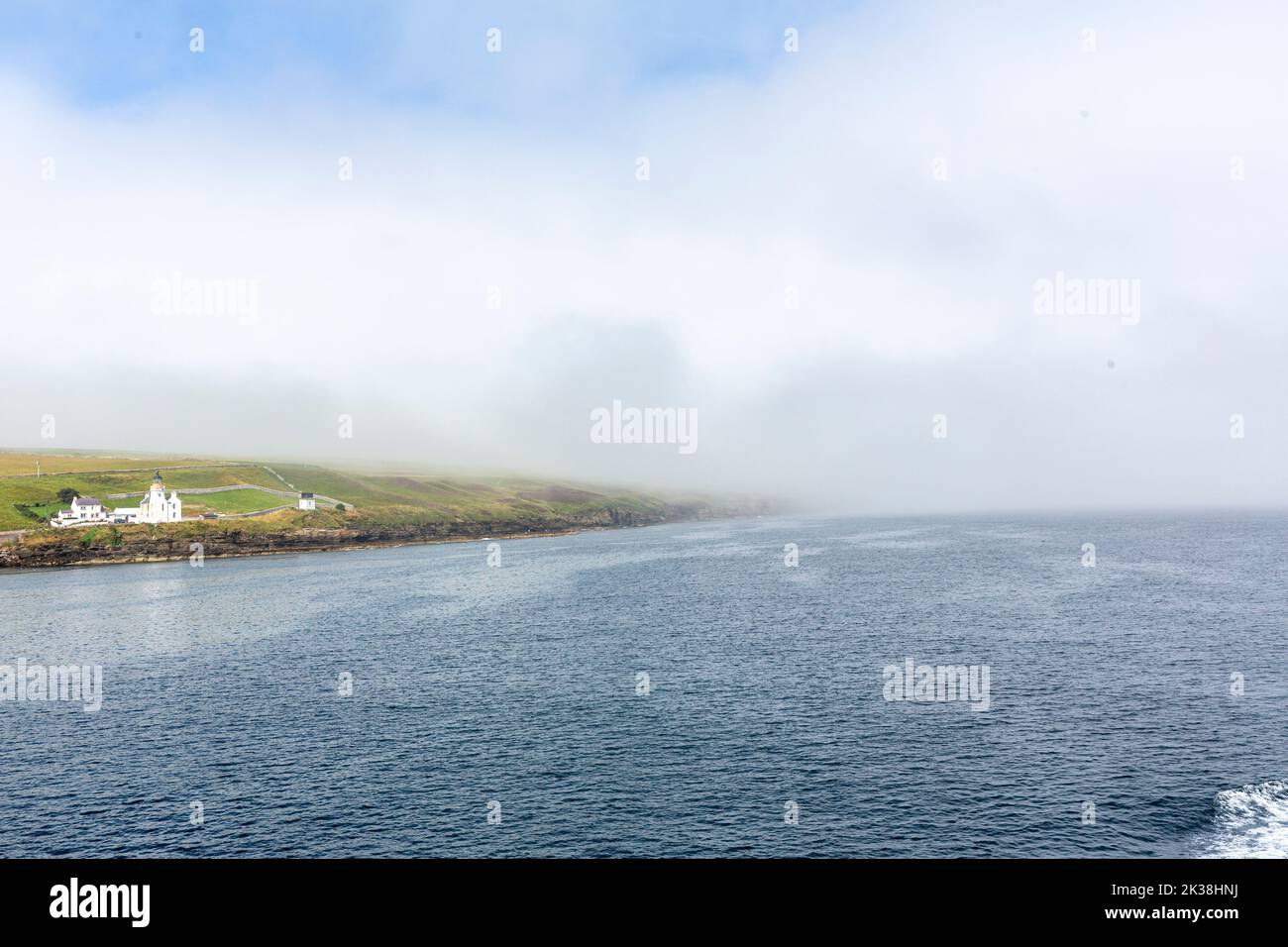 Holburn Head Lighthouse, Scrabster, Thurso Bay, Caithness, Scotland, UK ...
