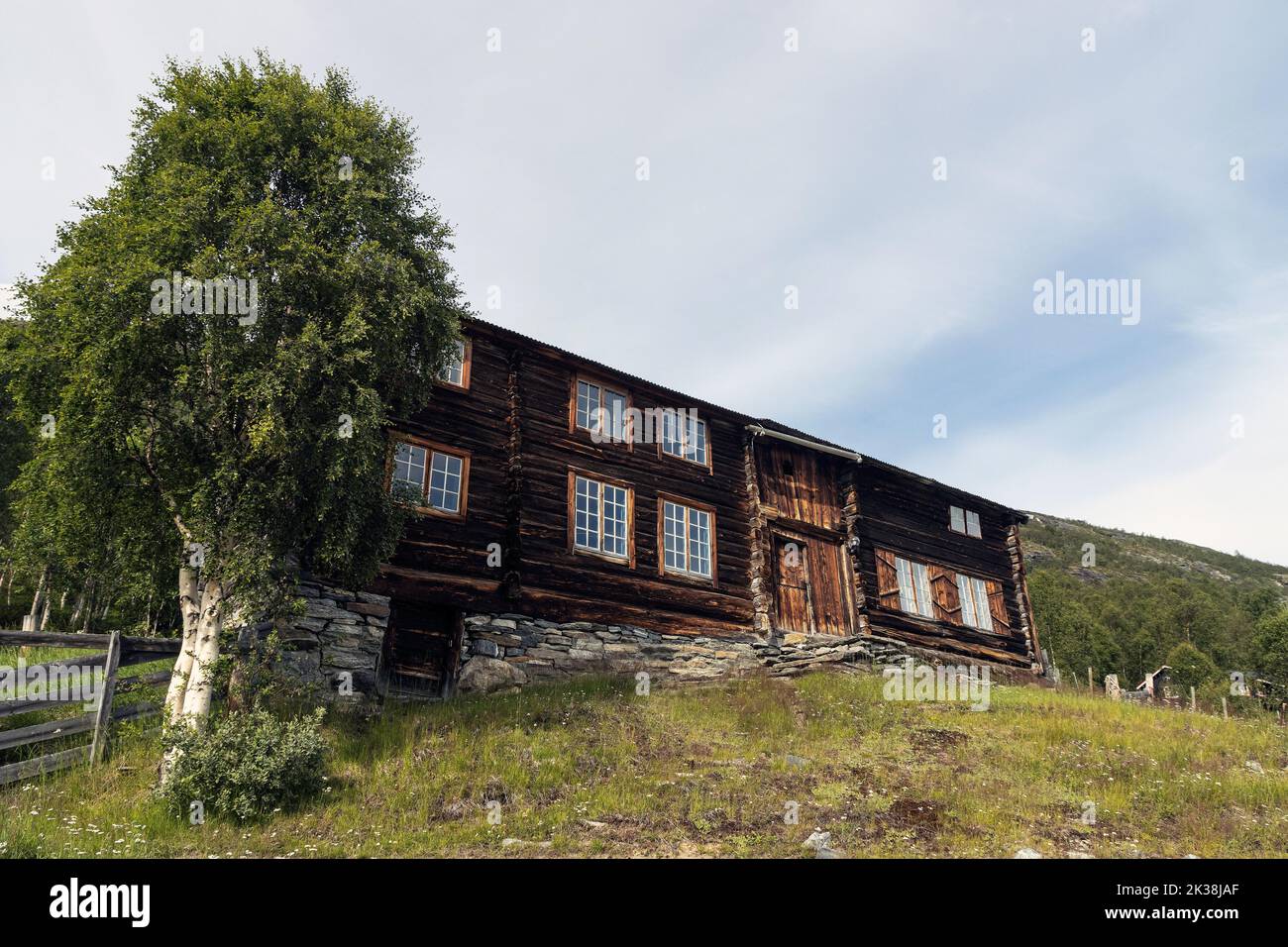 Old farmhouse at Frøholen farm in Brøstdalen ,Rauma,Norway extended by ...