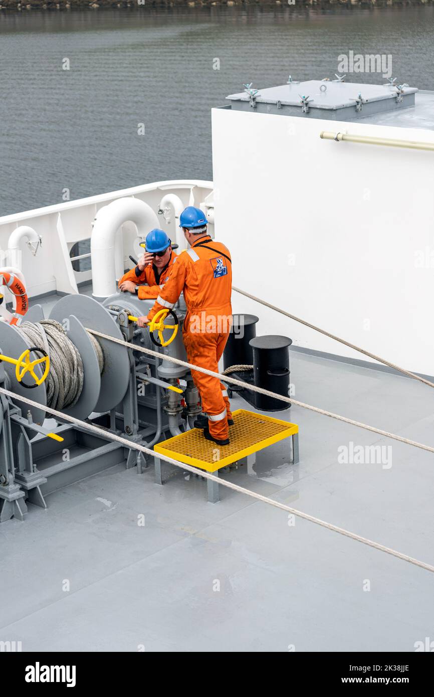 Able seafarer deck in NorthLink Ferries Scrabster, Thurso Bay ...
