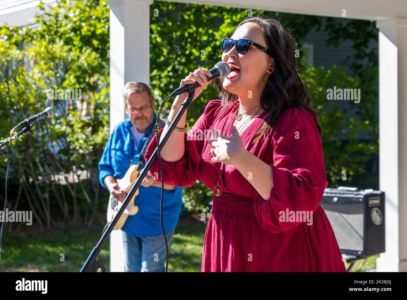 Poor Yorick performing at the West Concord Porchfest, an annual ...