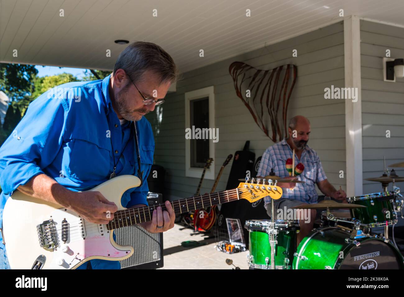 Poor Yorick performing at the West Concord Porchfest, an annual ...