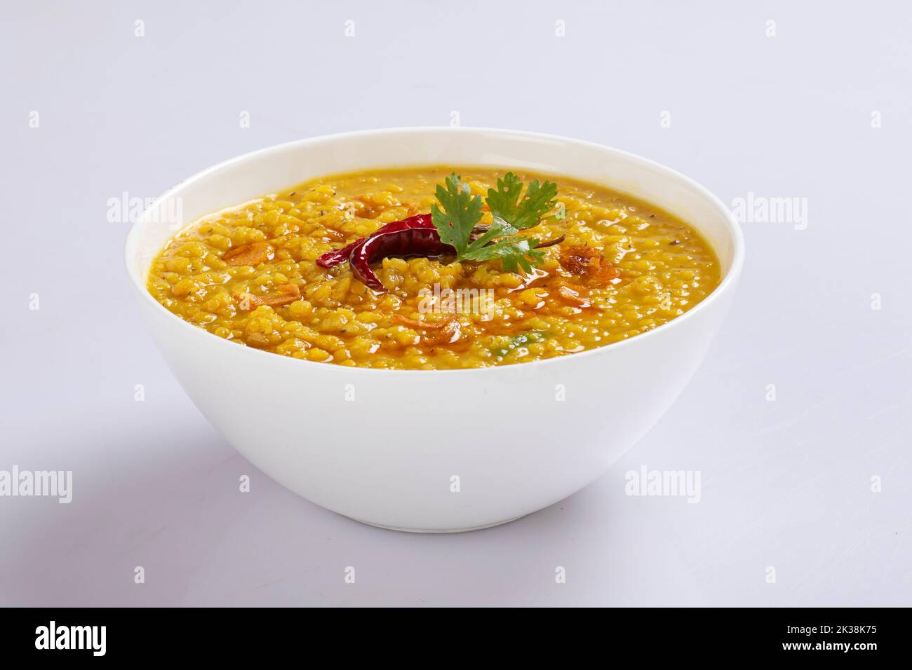 Dal tarka, chana dal isolated in white background Stock Photo - Alamy