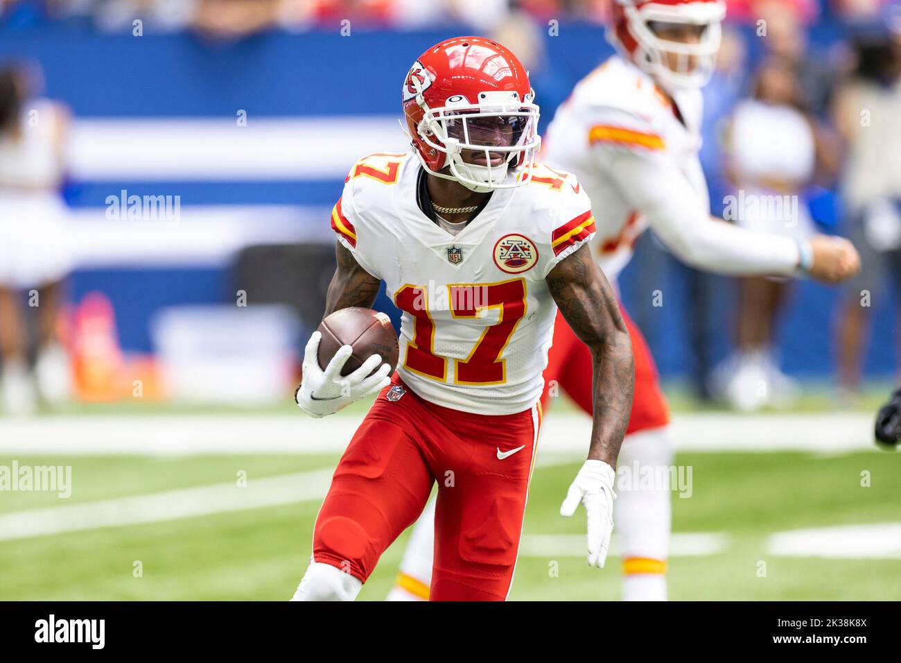 Indianapolis, Indiana, USA. 25th Sep, 2022. Kansas City Chiefs wide ...