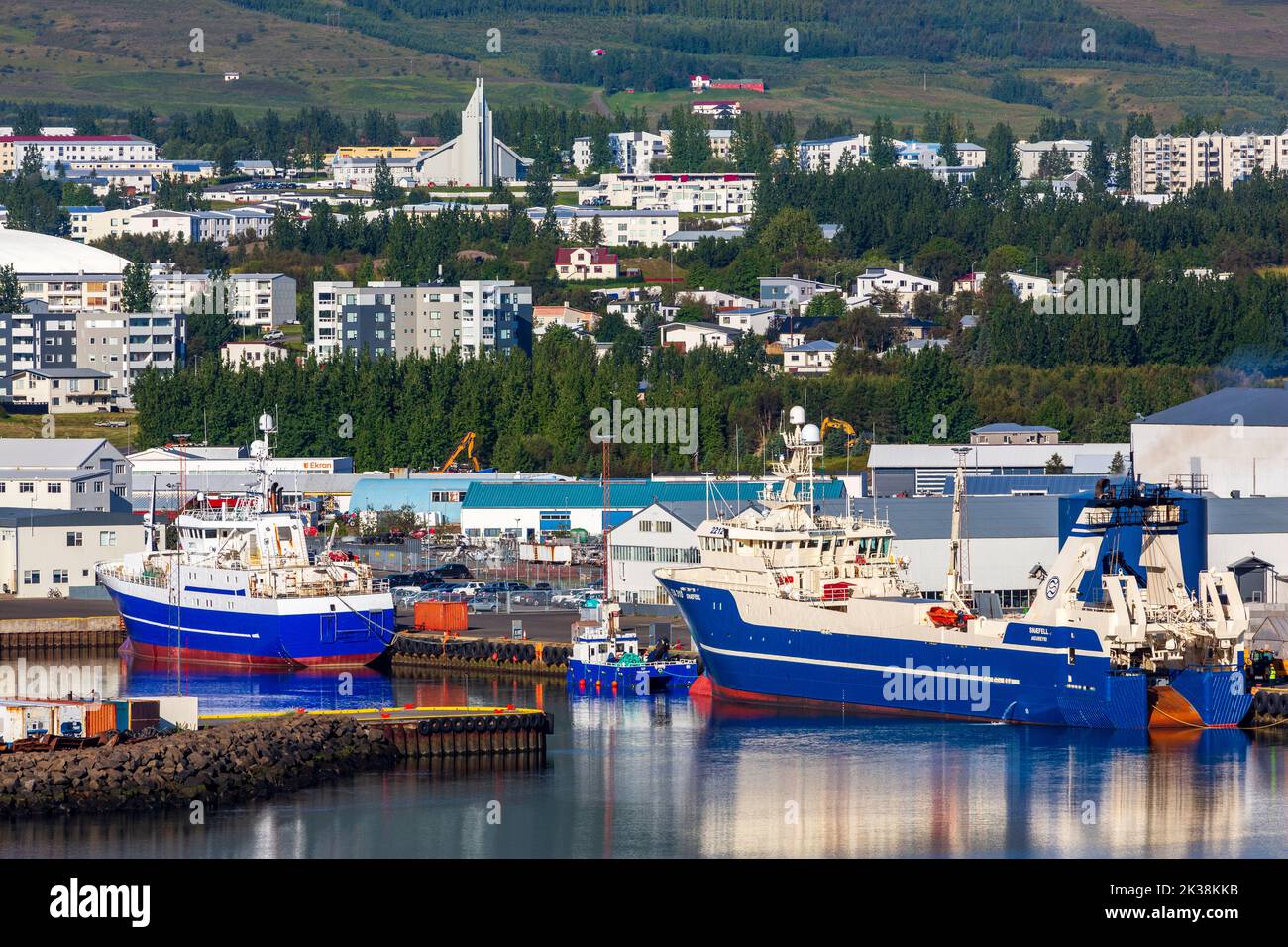 Iceland boat docks hi-res stock photography and images - Alamy