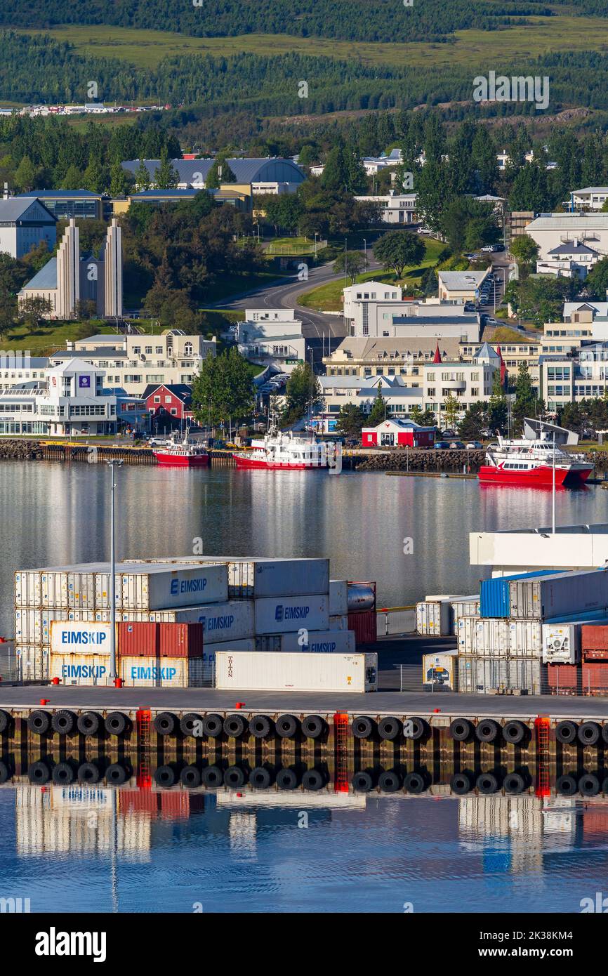Container port akureyri hi-res stock photography and images - Alamy