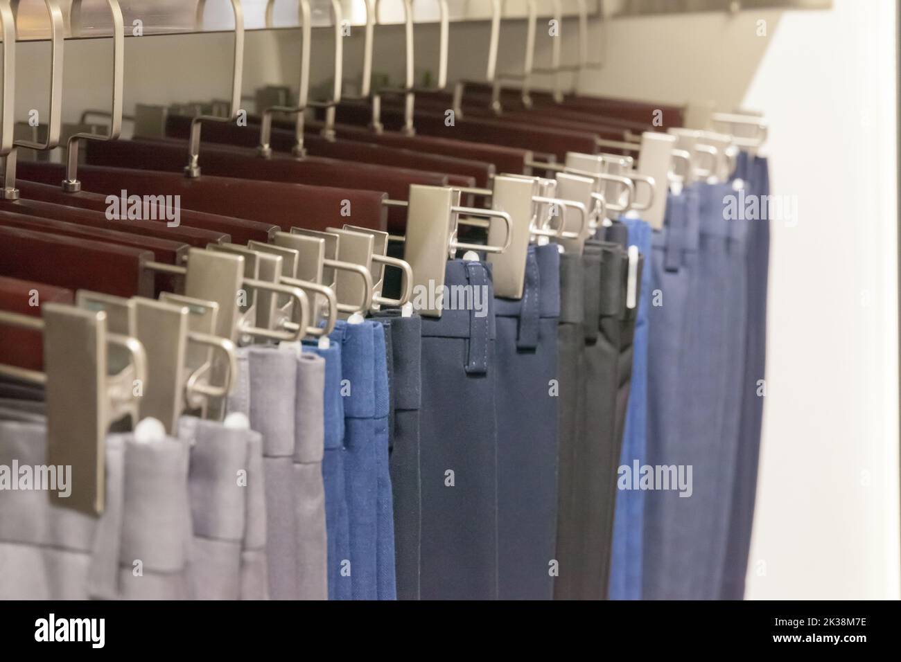 Pants hanger hi-res stock photography and images - Alamy