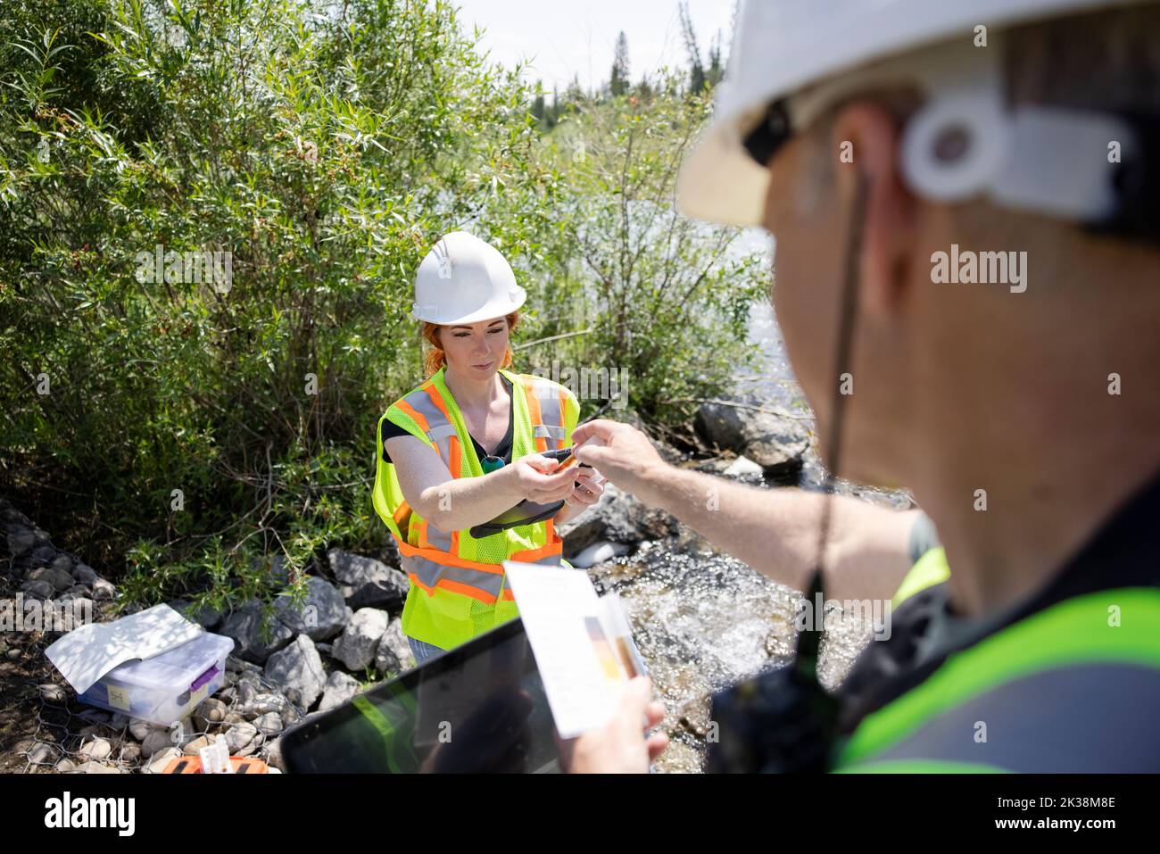 Digital water checking hi-res stock photography and images - Alamy