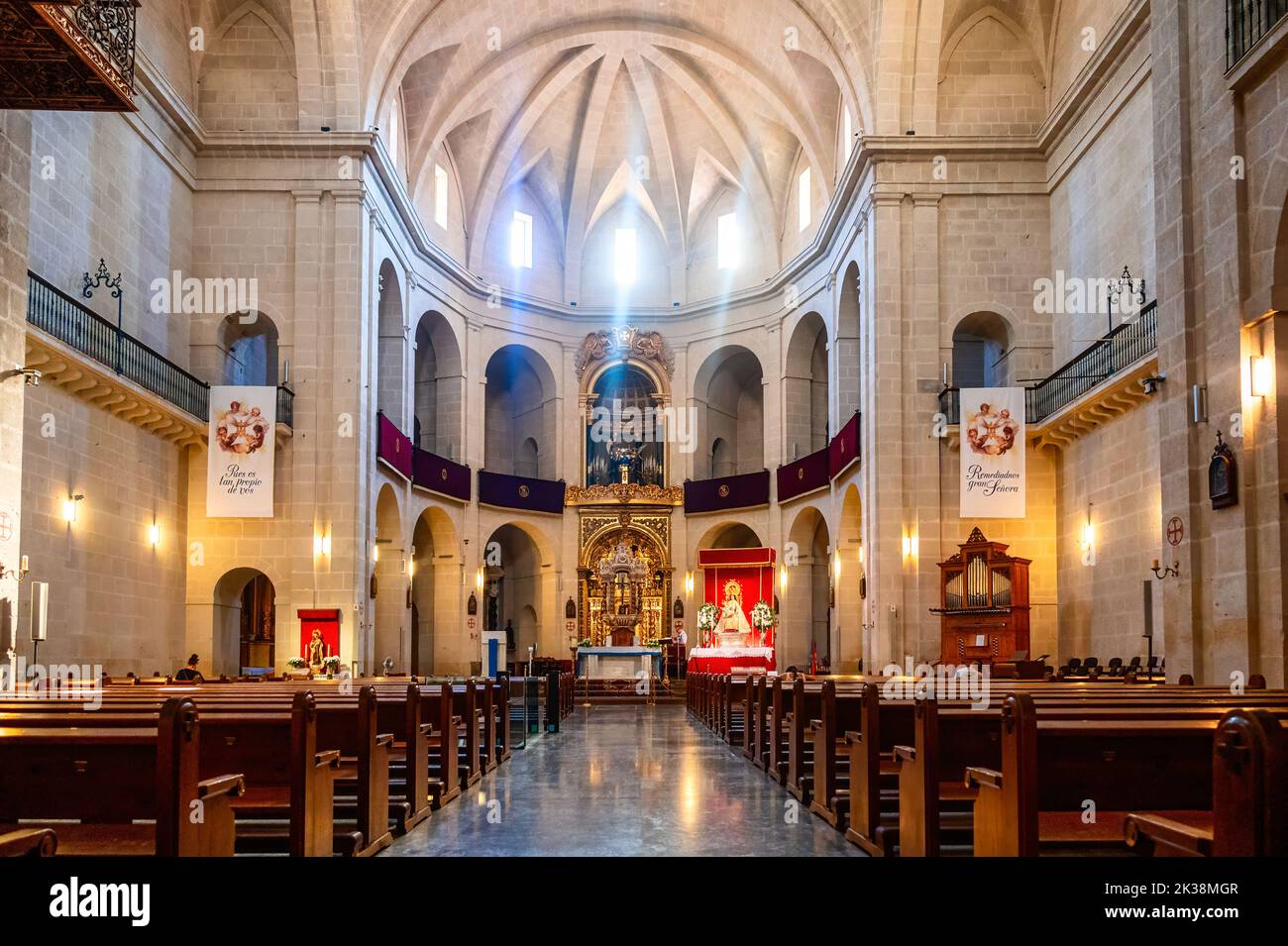 Co-Cathedral of San Nicolas de Bari, medieval church architecture in ...