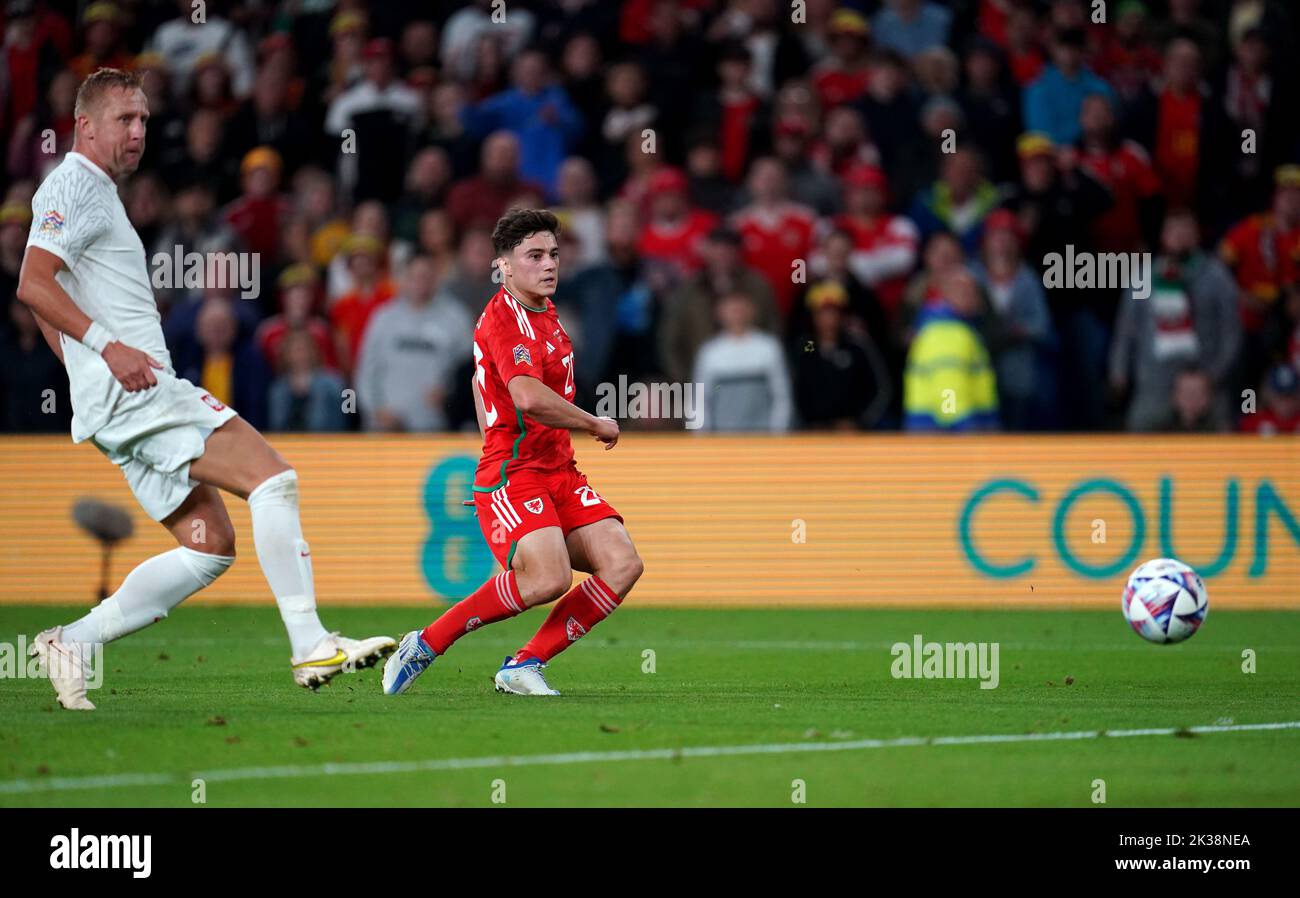 during the UEFA Nations League Group A Match at Cardiff City Stadium ...
