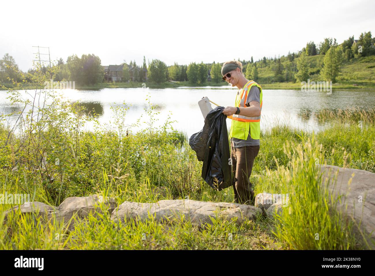 Refuse sack litter pick hi-res stock photography and images - Alamy