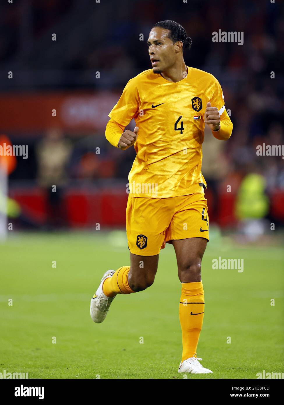 Amsterdam, Netherlands. 25th Sep, 2022. AMSTERDAM - Virgil van Dijk of ...
