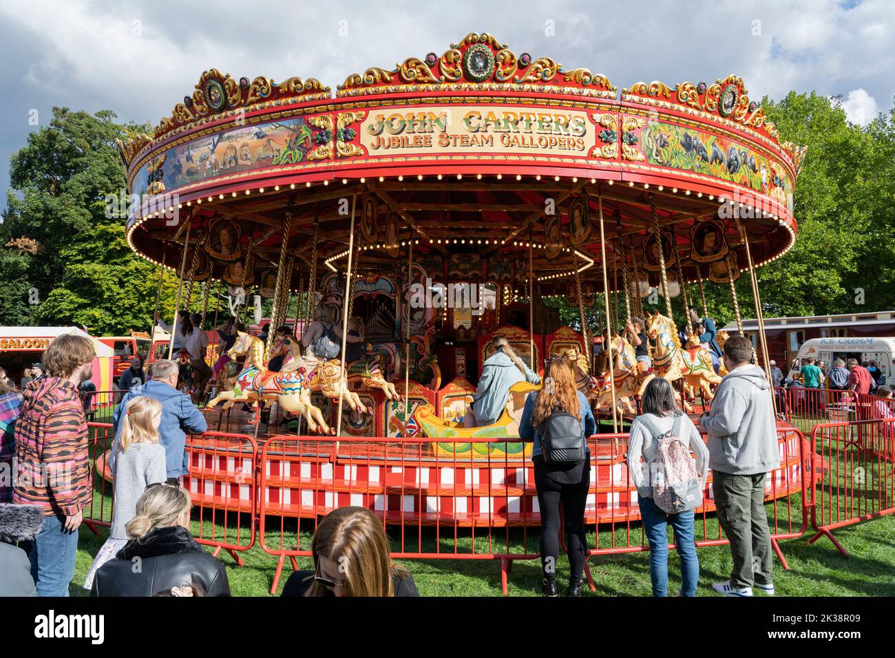Steam gallopers ride - a traditional carousel - at Carters Vintage ...