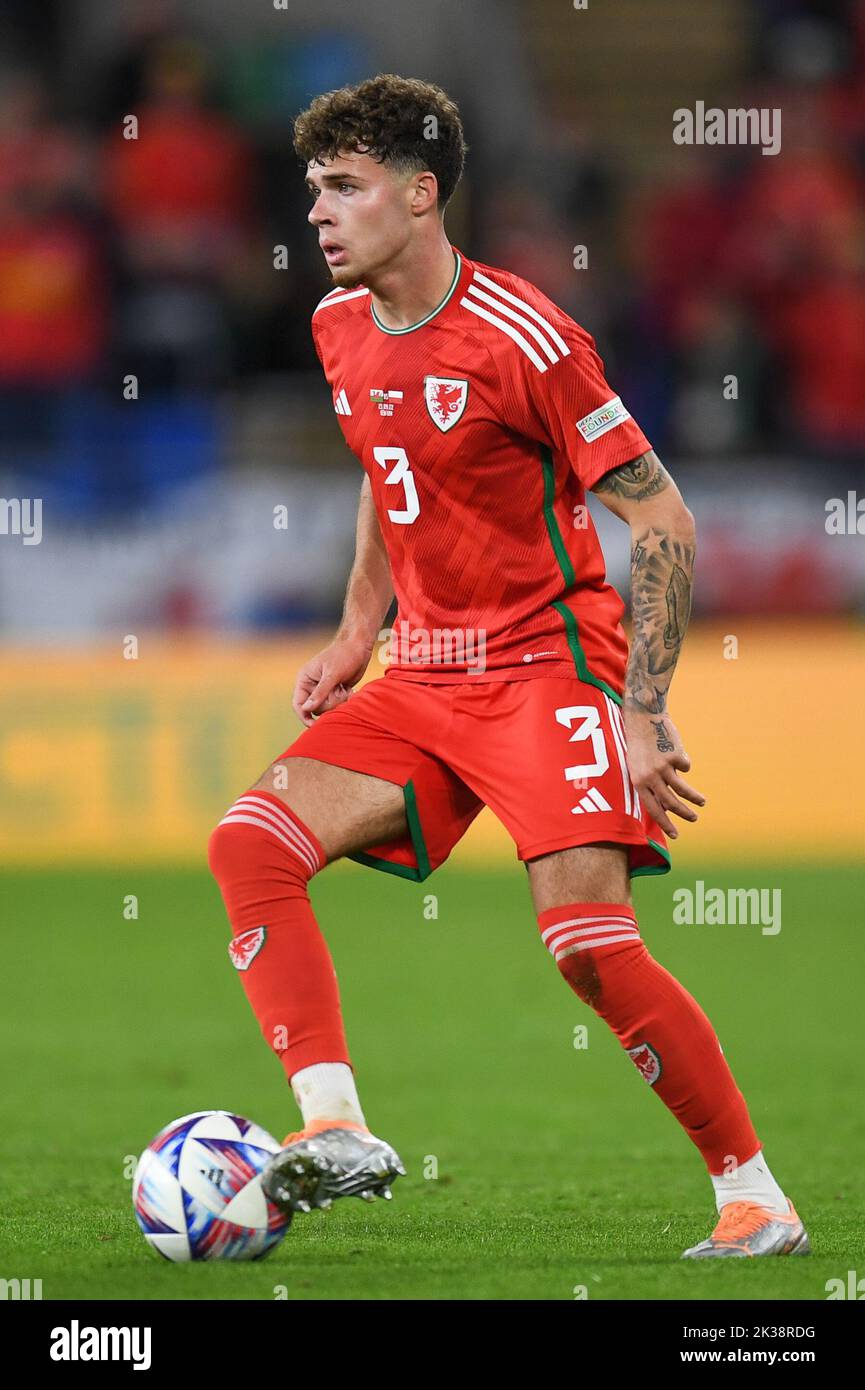 Neco Williams of Wales during the UEFA Nations League Group A4 match ...
