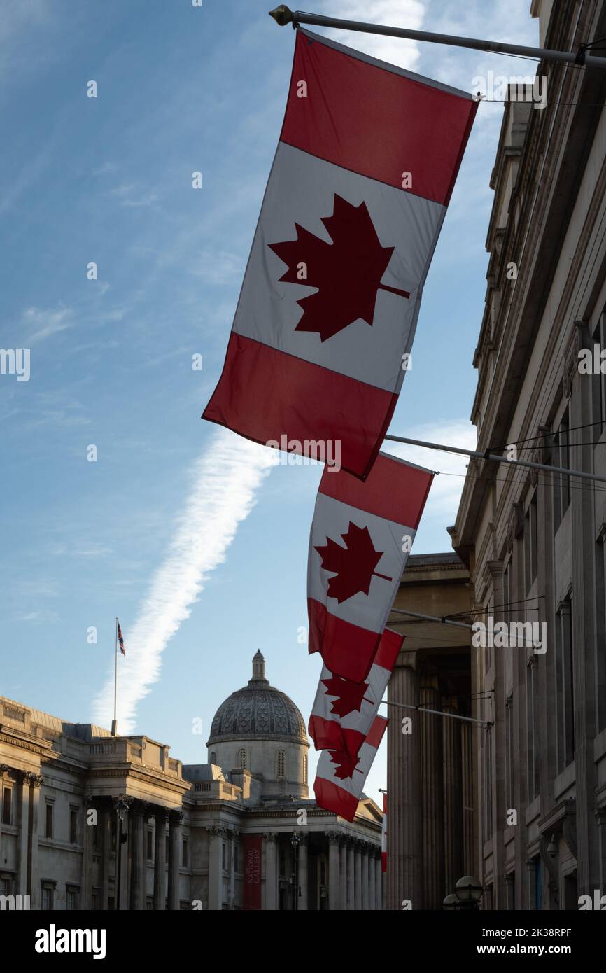 Canada House is a Greek Revival building on Trafalgar Square in London ...