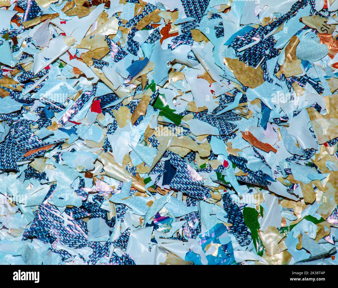 Remains of a biodegradable plastic bag after decomposition. Self ...