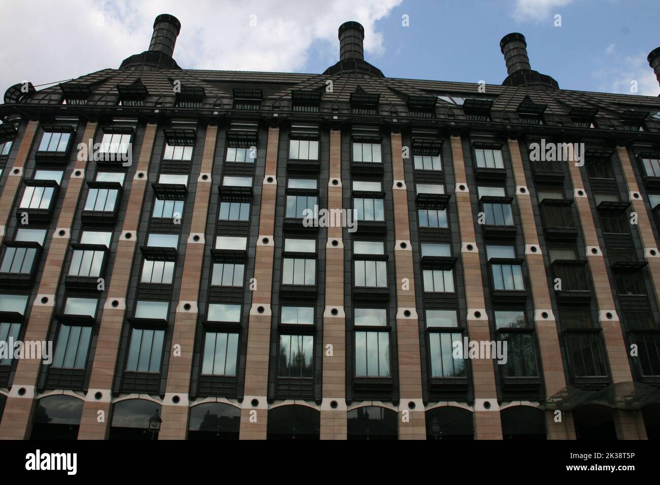 A view of the Portcullis House, Government office in London, England ...