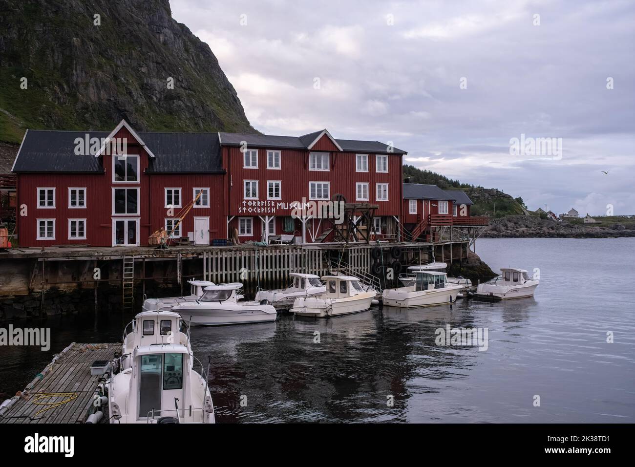 A I Lofoten, Sorvagen Norway - July 18, 2022: Beautiful scenery of A I ...