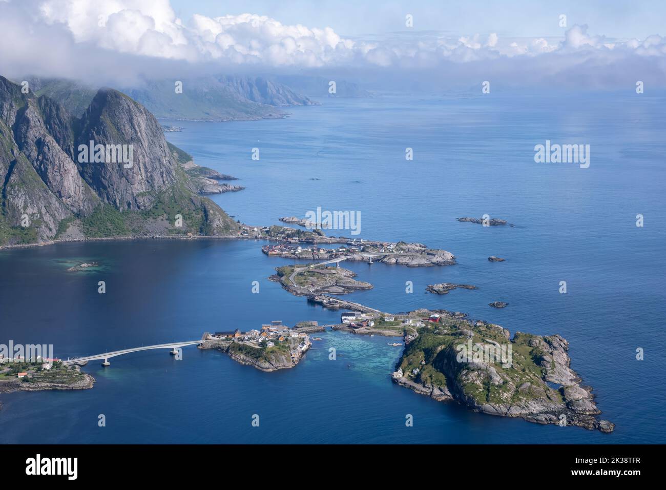 Reine, Sorvagen Norway - July 19, 2022: Beautiful scenery of ...