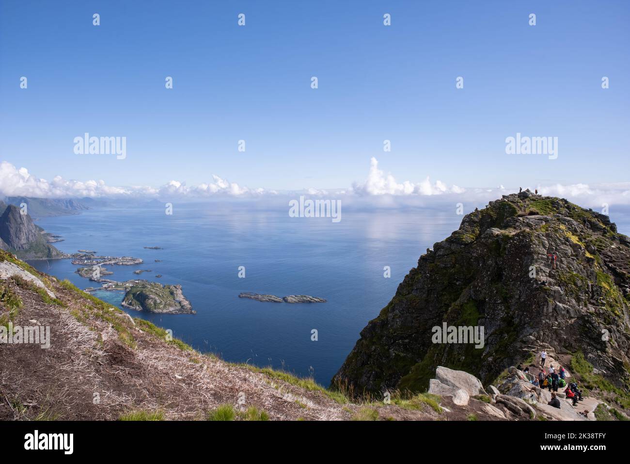 Reine, Sorvagen Norway - July 19, 2022: Beautiful scenery of ...