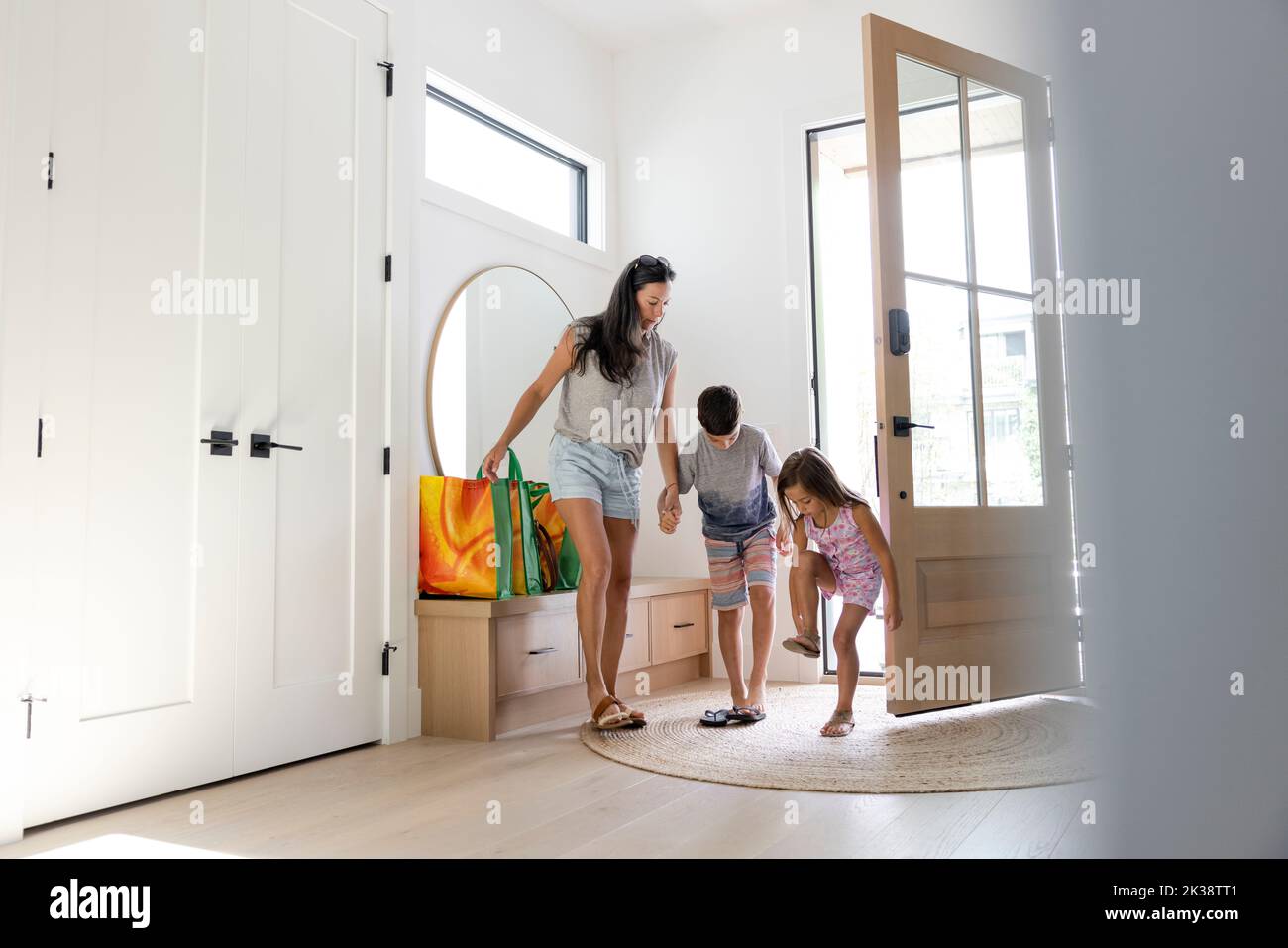 Shoes by the door family hi-res stock photography and images - Alamy