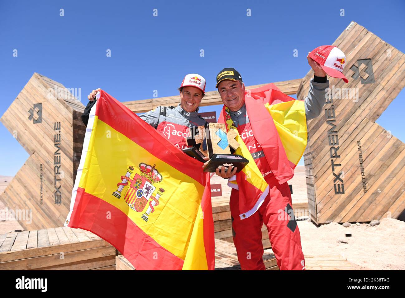 Antofagasta, Chile. 25th Sep, 2022. 9// - Laia Sanz (ESP)/Carlos Sainz ...