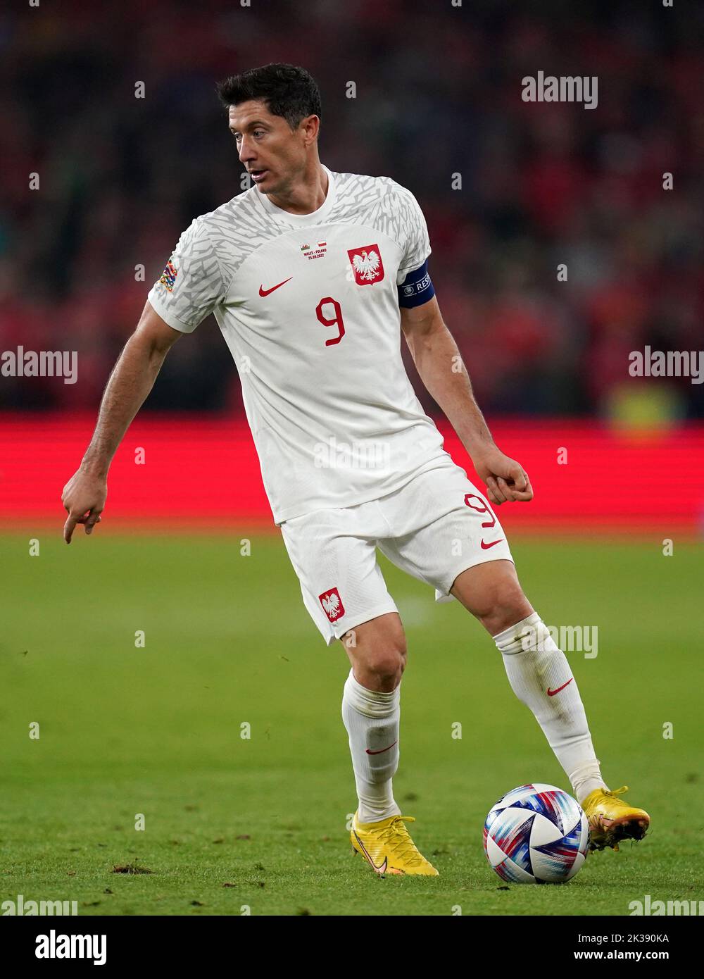 Poland's Robert Lewandowski during the UEFA Nations League Group A ...