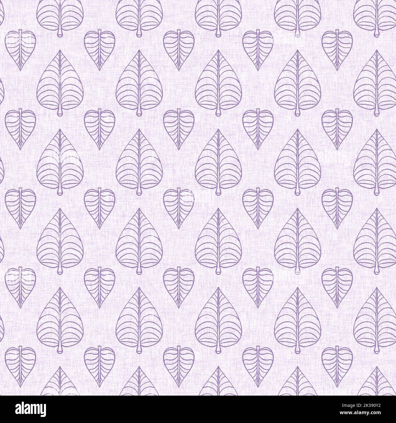 Gender neutral purple botanical foliage seamless raster background ...