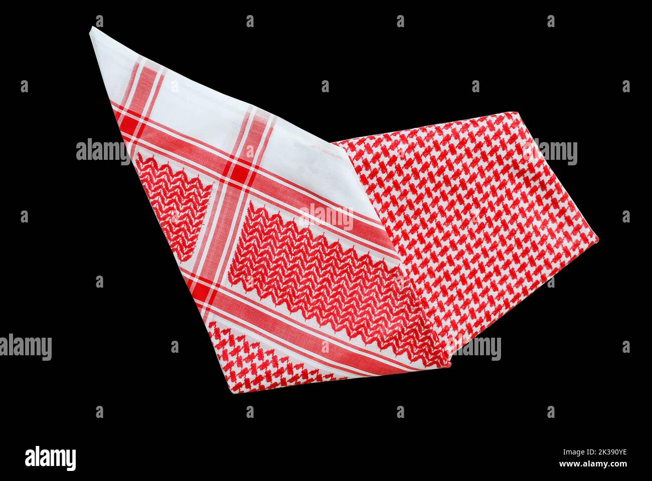 saudi men clothing accessory head scarf red shemagh closeup black ...