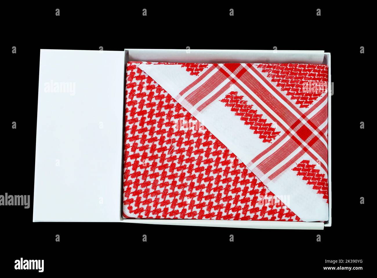 saudi men clothing accessory head scarf red shemagh closeup black ...