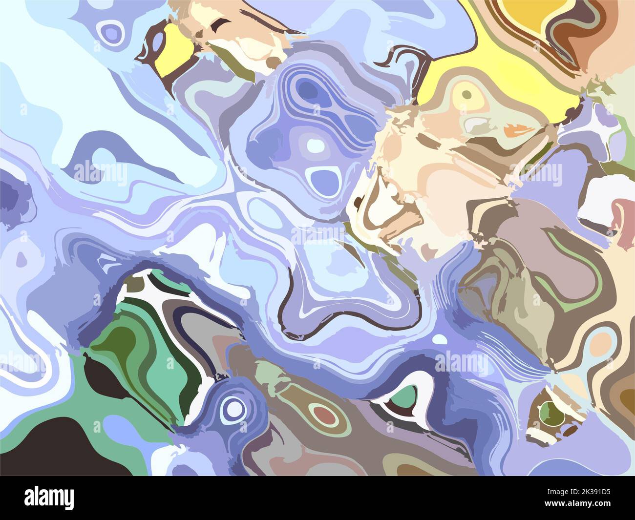 Colorful wavy background for interior solutions or fabrics. Textural ...