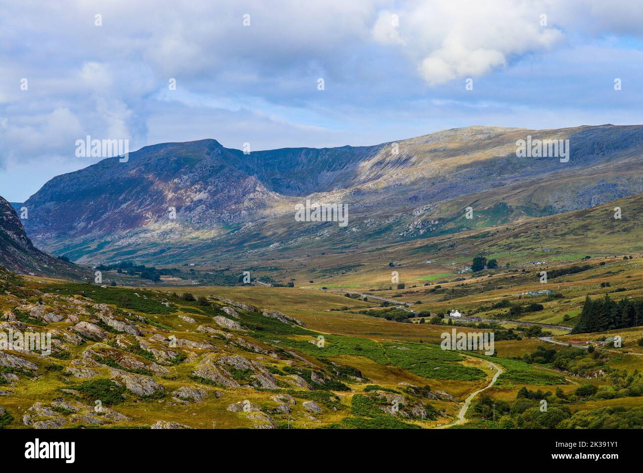 Snowdonia Carneddau and Glyderau Stock Photo - Alamy