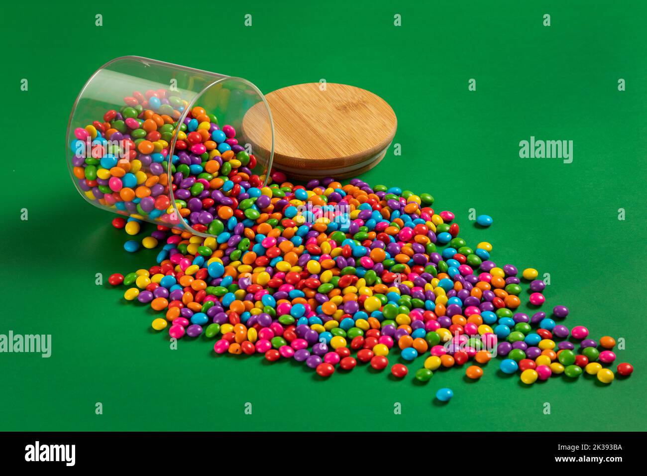 Assorted bright colorful Chocolate candy's, Sugar Coated Chocolate Gems ...