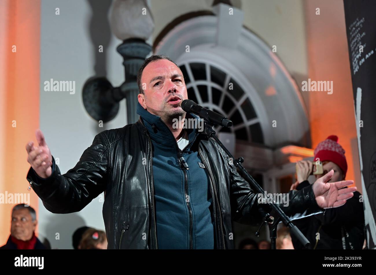 Kassel, Germany. 25th Sep, 2022. Kassel's Lord Mayor Christian Geselle ...