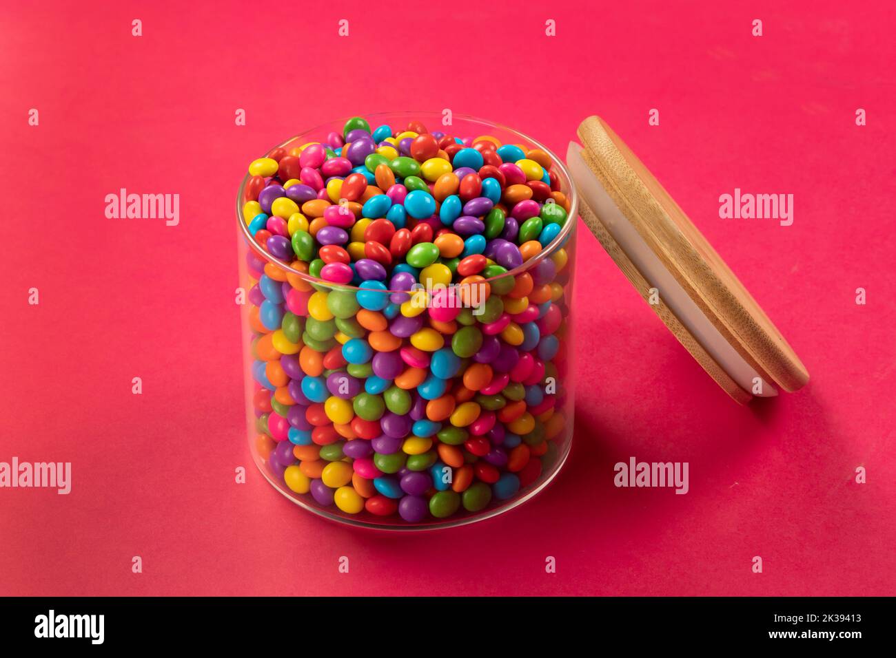 Assorted bright colorful Chocolate candy's, Sugar Coated Chocolate Gems ...