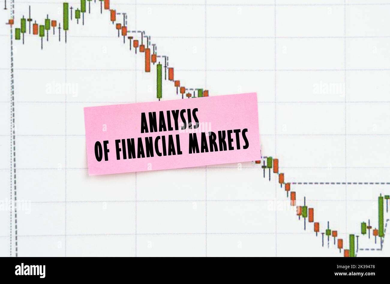 Business and trading concept. Against the background of the quote chart ...