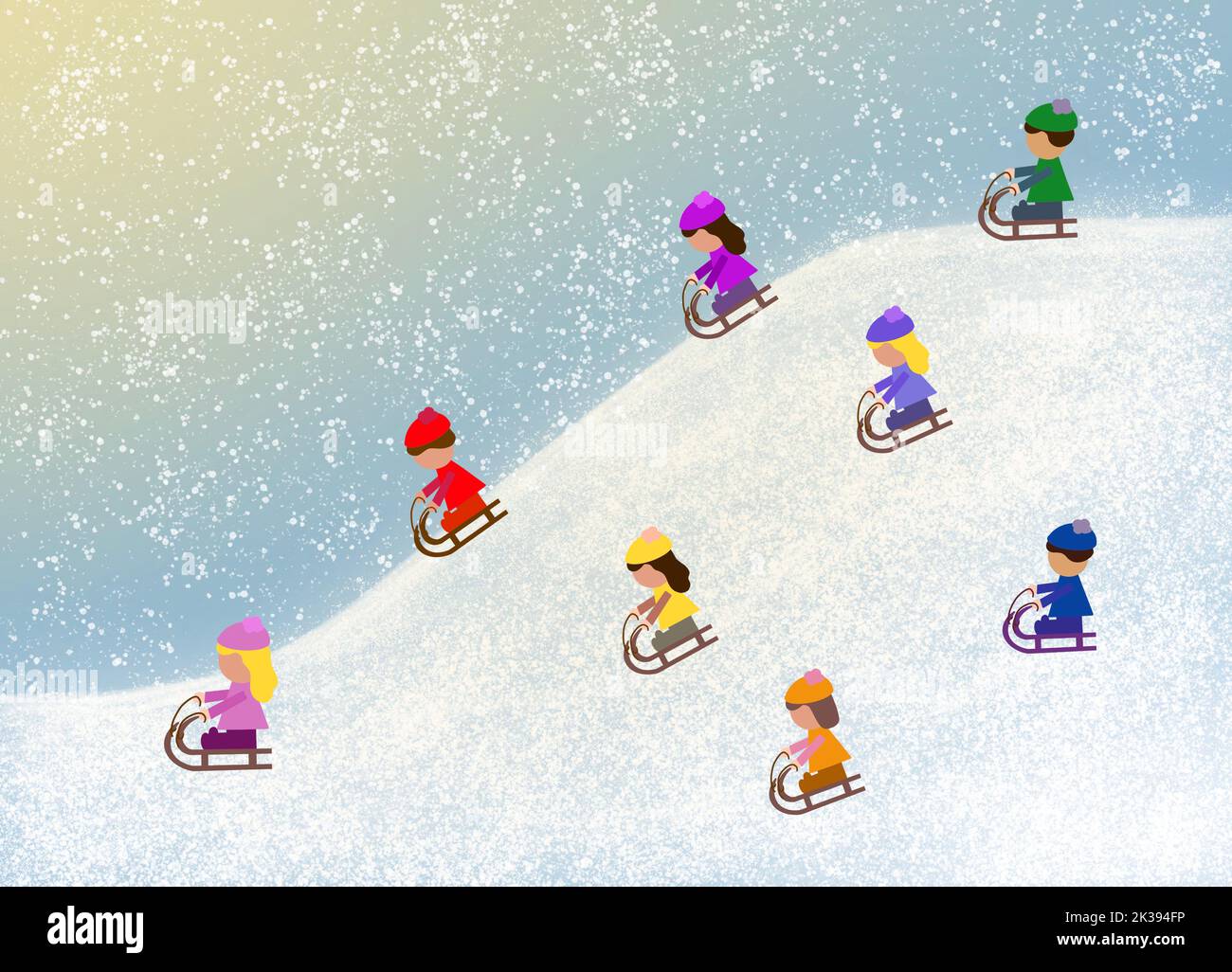 Hill slide hi-res stock photography and images - Alamy