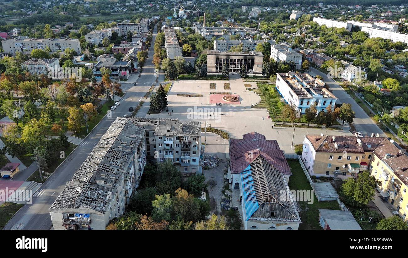 (EDITORS NOTE: Image has been created using a drone.)In an aerial view ...