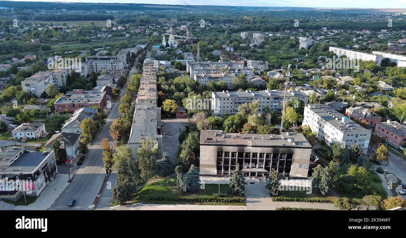 (EDITORS NOTE: Image has been created using a drone.)In an aerial view ...
