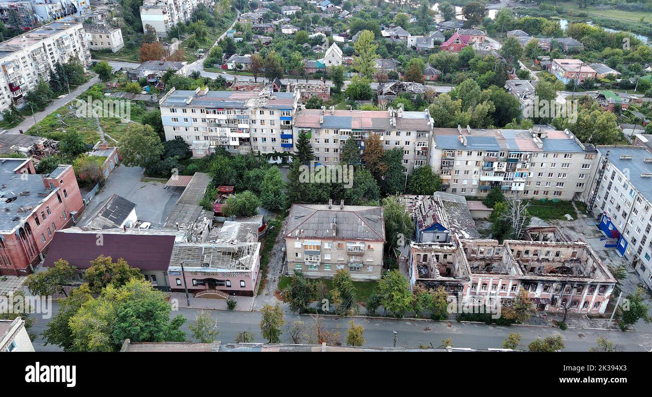 (EDITORS NOTE: Image has been created using a drone.)In an aerial view ...