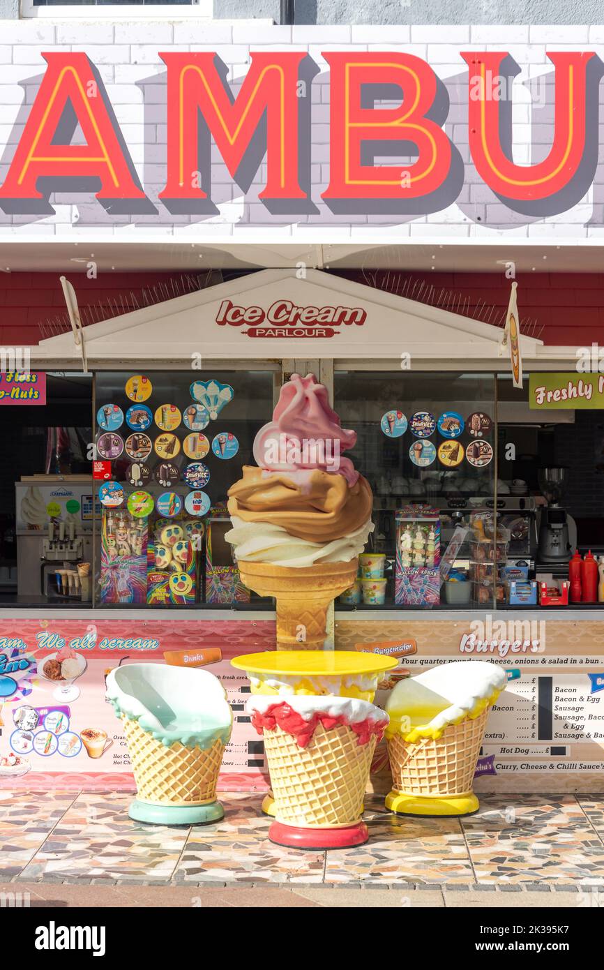 Ice Cream Parlour, Regent Road, Great Yarmouth, Norfolk, England ...