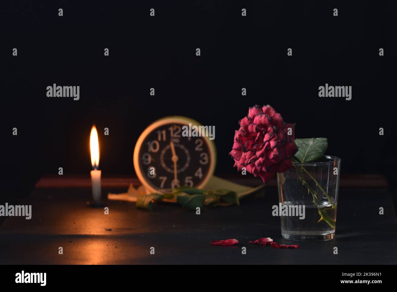 Candle clock hi-res stock photography and images - Alamy