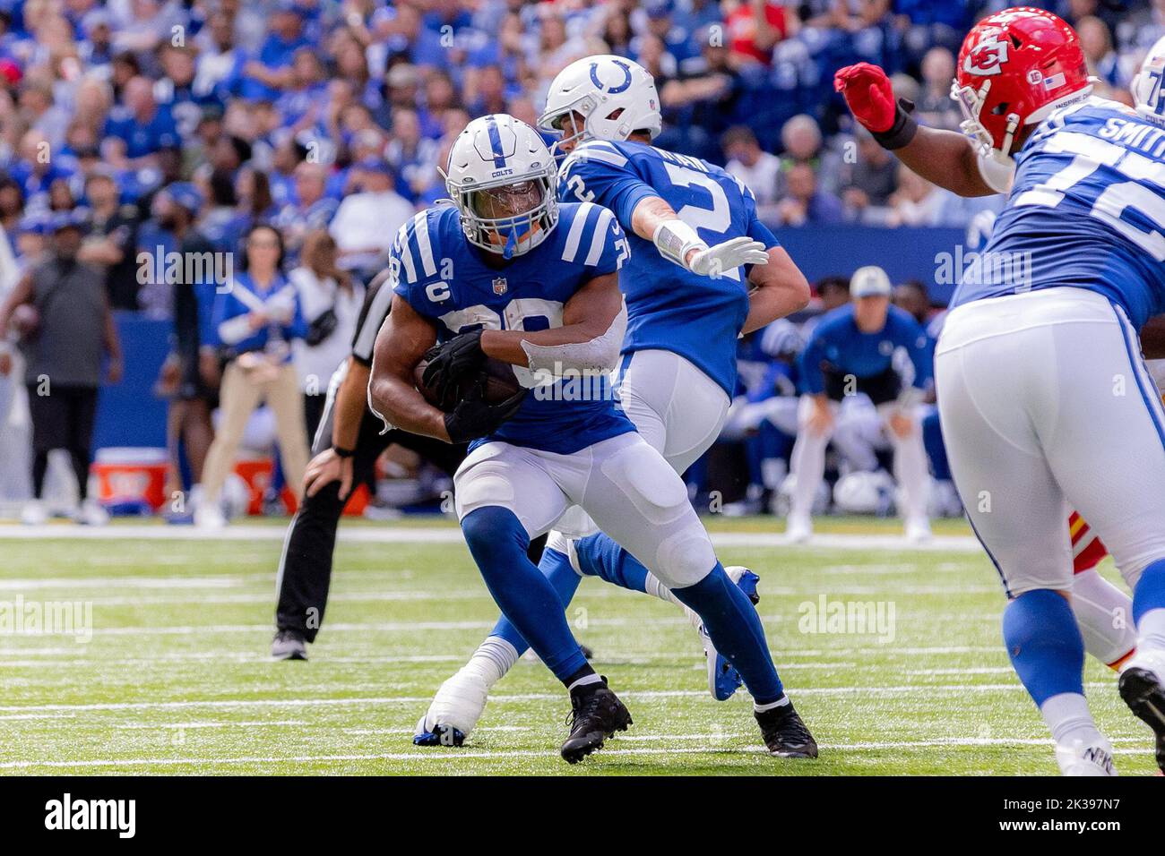 Indianapolis, Indiana, USA. 25th Sep, 2022. Indianapolis Colts running ...