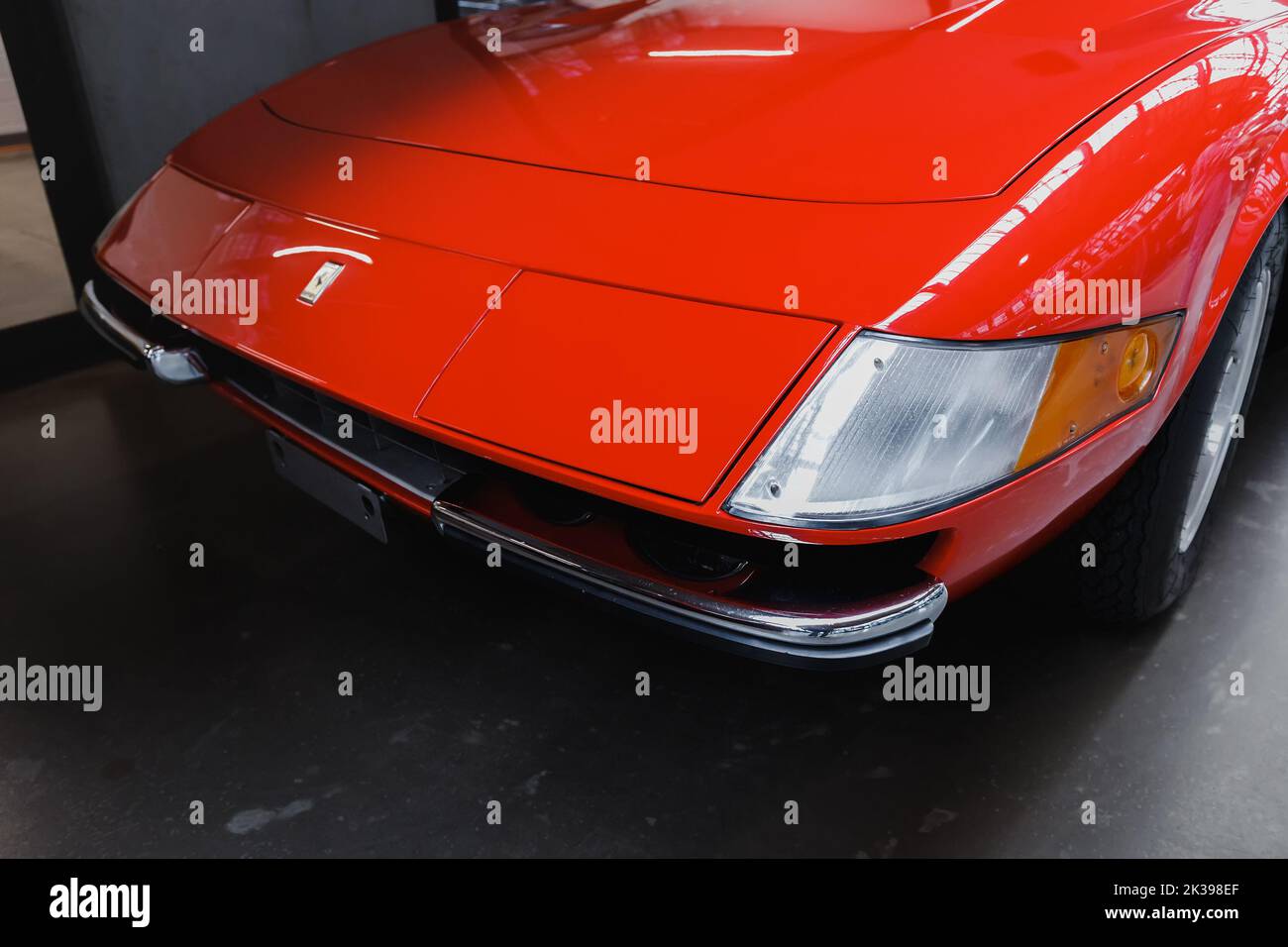 21 July 2022, Dusseldorf, Germany: The logo and badge of the famous and ...