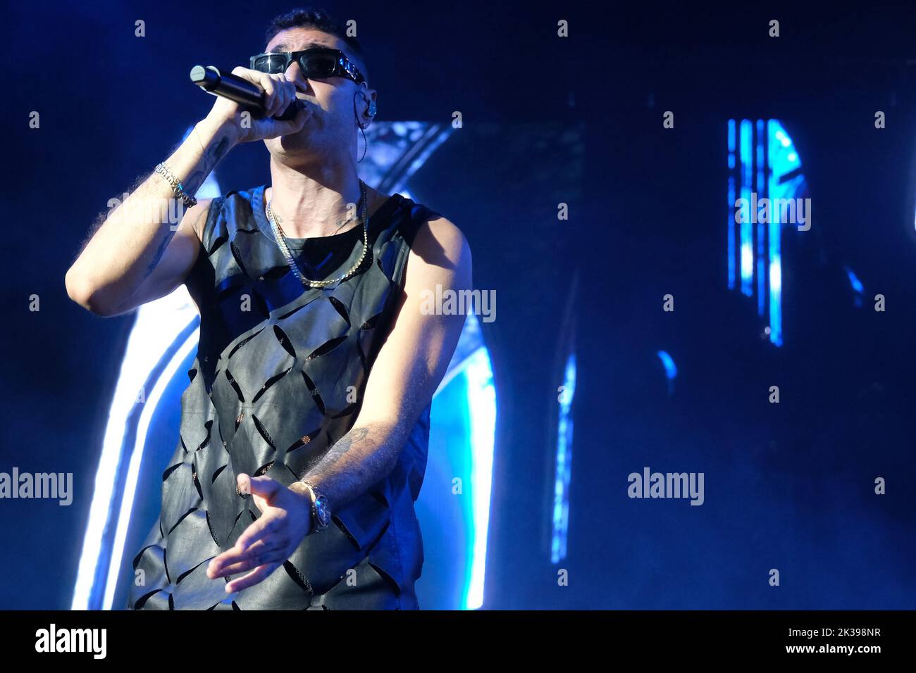 Arena di Verona, Verona, Italy, September 25, 2022, Marracash during ...