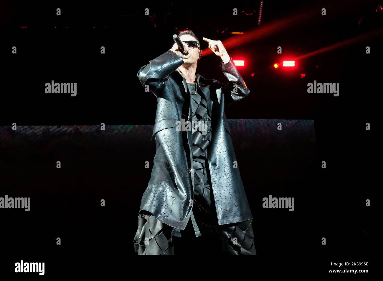 Verona, Italy. 25th September, 2022. The Italian rappers Fabio Bartolo ...