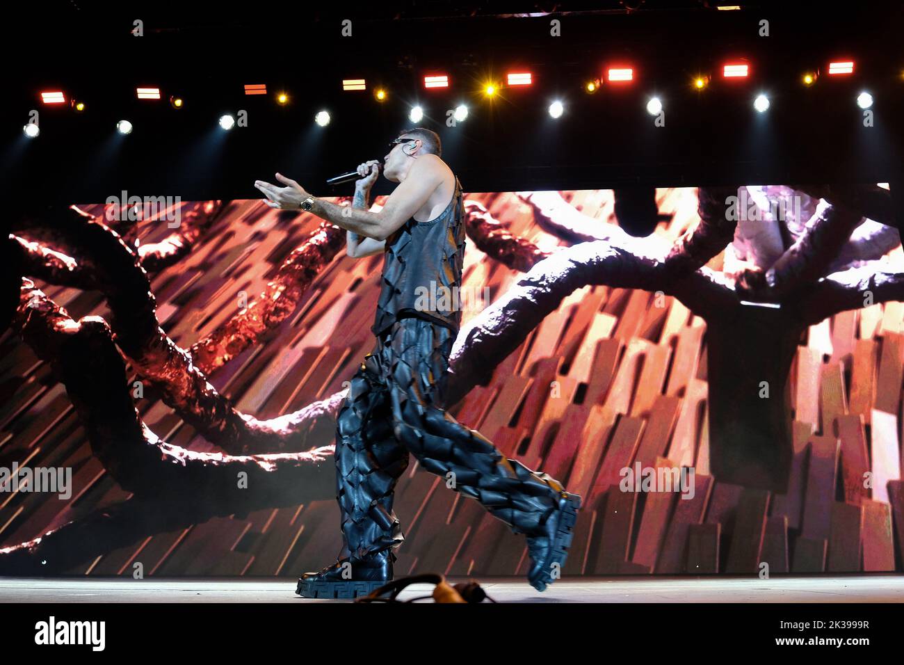 Verona, Italy. 25th September, 2022. The Italian rappers Fabio Bartolo ...