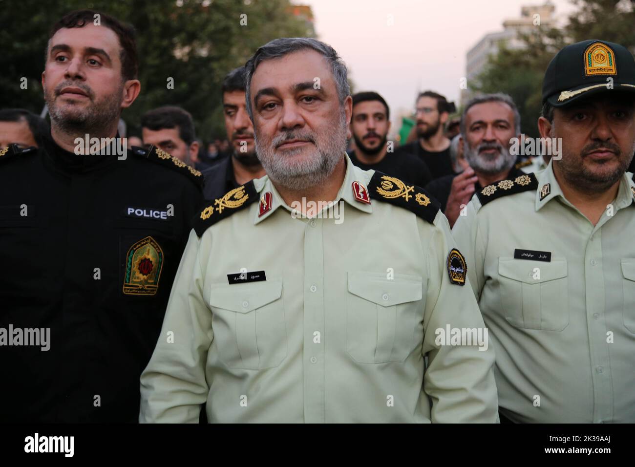 Tehran, Tehran, Iran. 25th Sep, 2022. Iranian commander-in-chief of Law ...