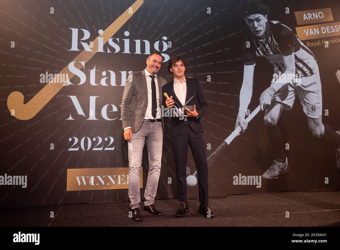 Belgium's Arno Van Dessel rising star pictured during a ceremony to ...