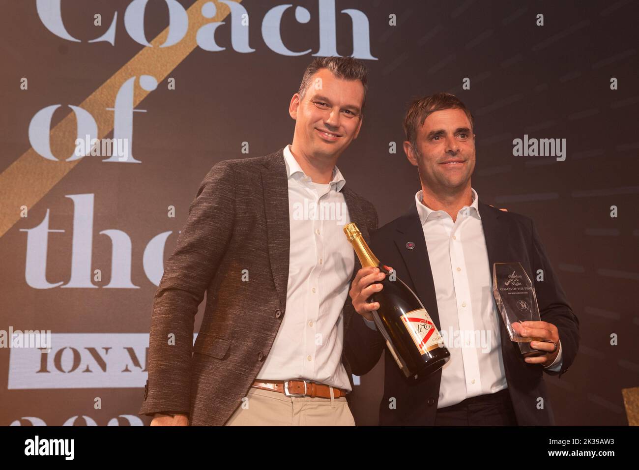 Coach Craig Fulton coach of the year pictured during a ceremony to ...